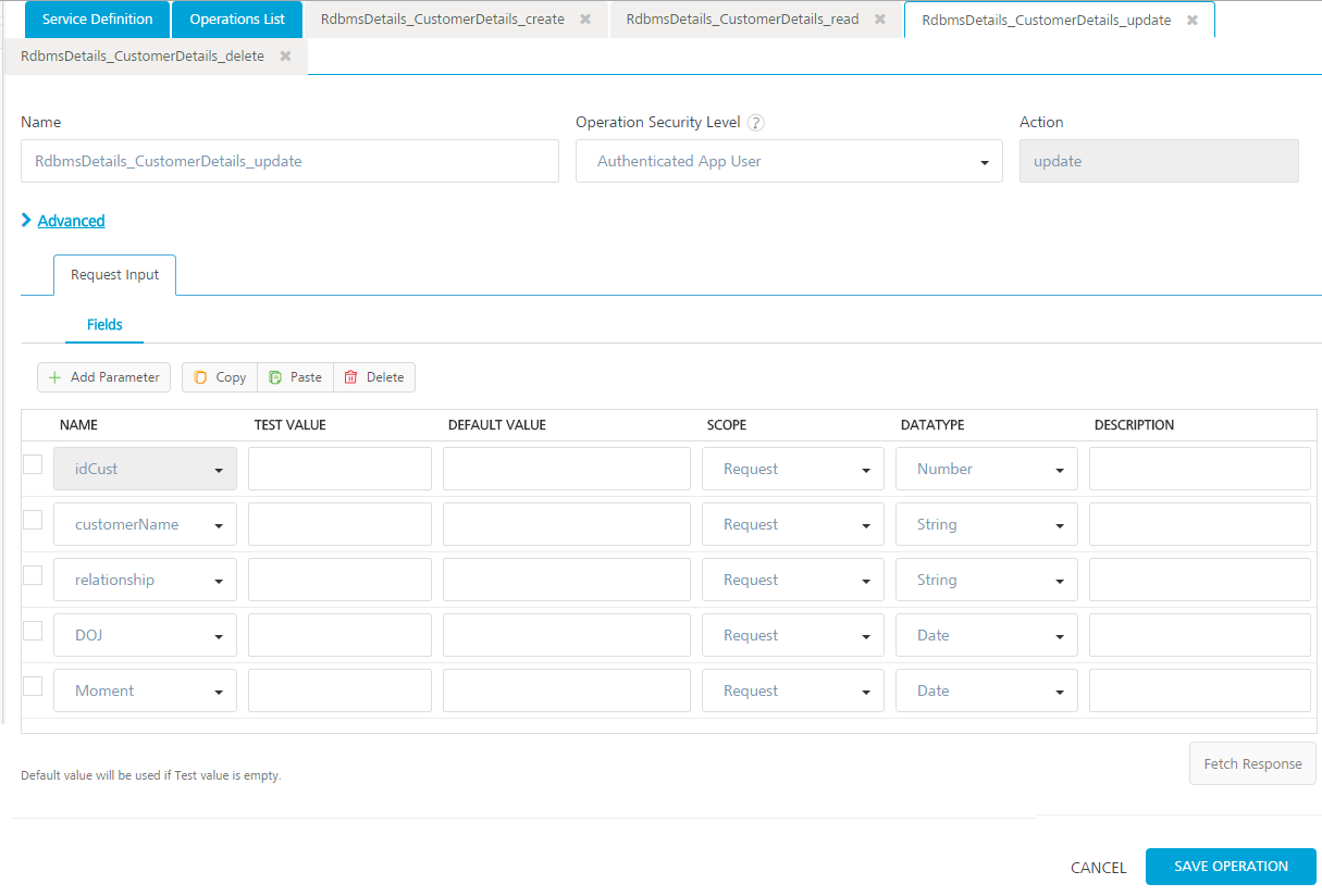 Using Integration to add services in the Kony Fabric, Kony Doc. XML, SOAP, JSON, SAP, Salesforce