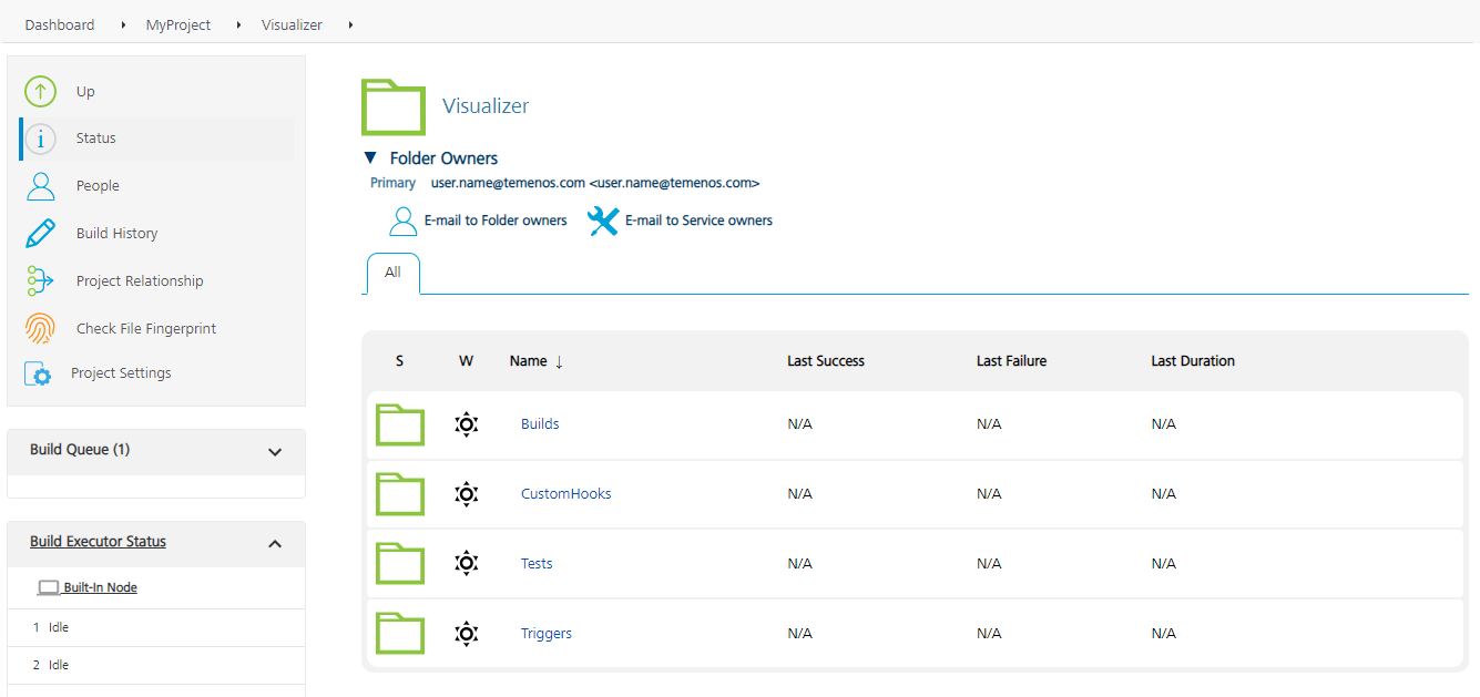Visualizer Projects in App Factory
