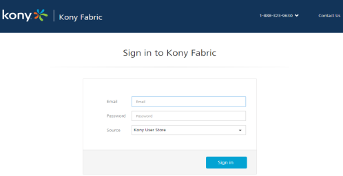 Accessing Kony MobileFabric, Kony Doc. User Guide. Consoles ...