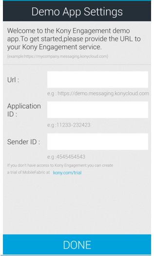 Downloading and Configuring Quantum Fabric Engagement Demo Client Application on an Android Device