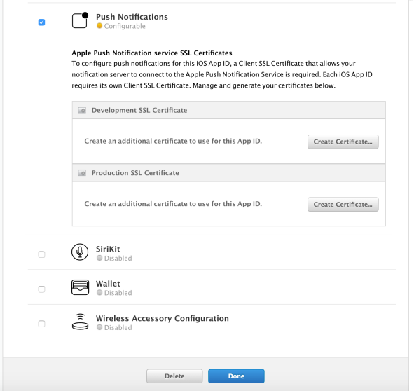 Generating an Apple Push Notification Service (APNS) Certificate
