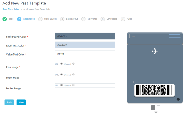 Using Passbook Template To Create Passbook Templates Kony Doc