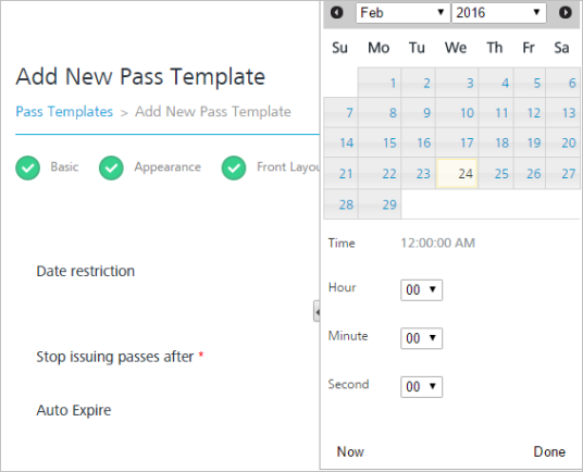 Using passbook template to create passbook templates, Kony Doc