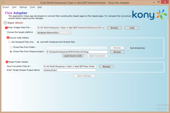 Box to Flex Converter Tool User Guide - Conversion Process